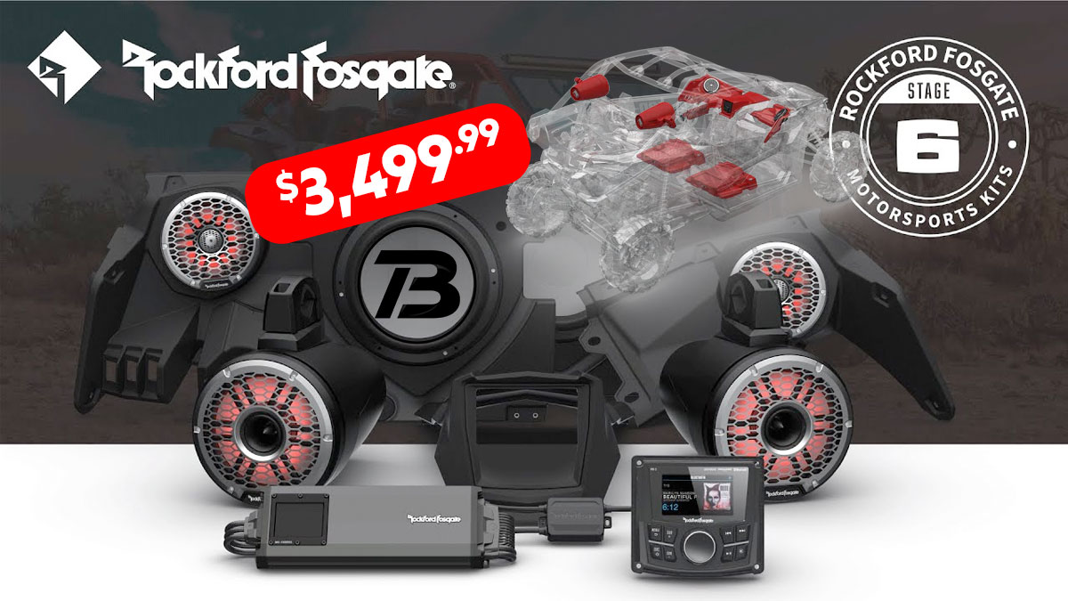 2017+ Can-Am X3 Stage 5 Audio System El Paso Texas Boombox